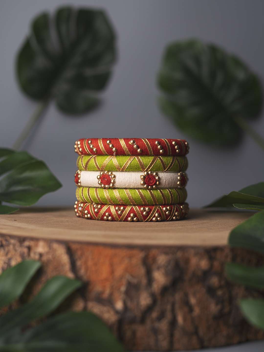 Naina Fancy Silk Thread Bangles for Ladies | Taasha Craft